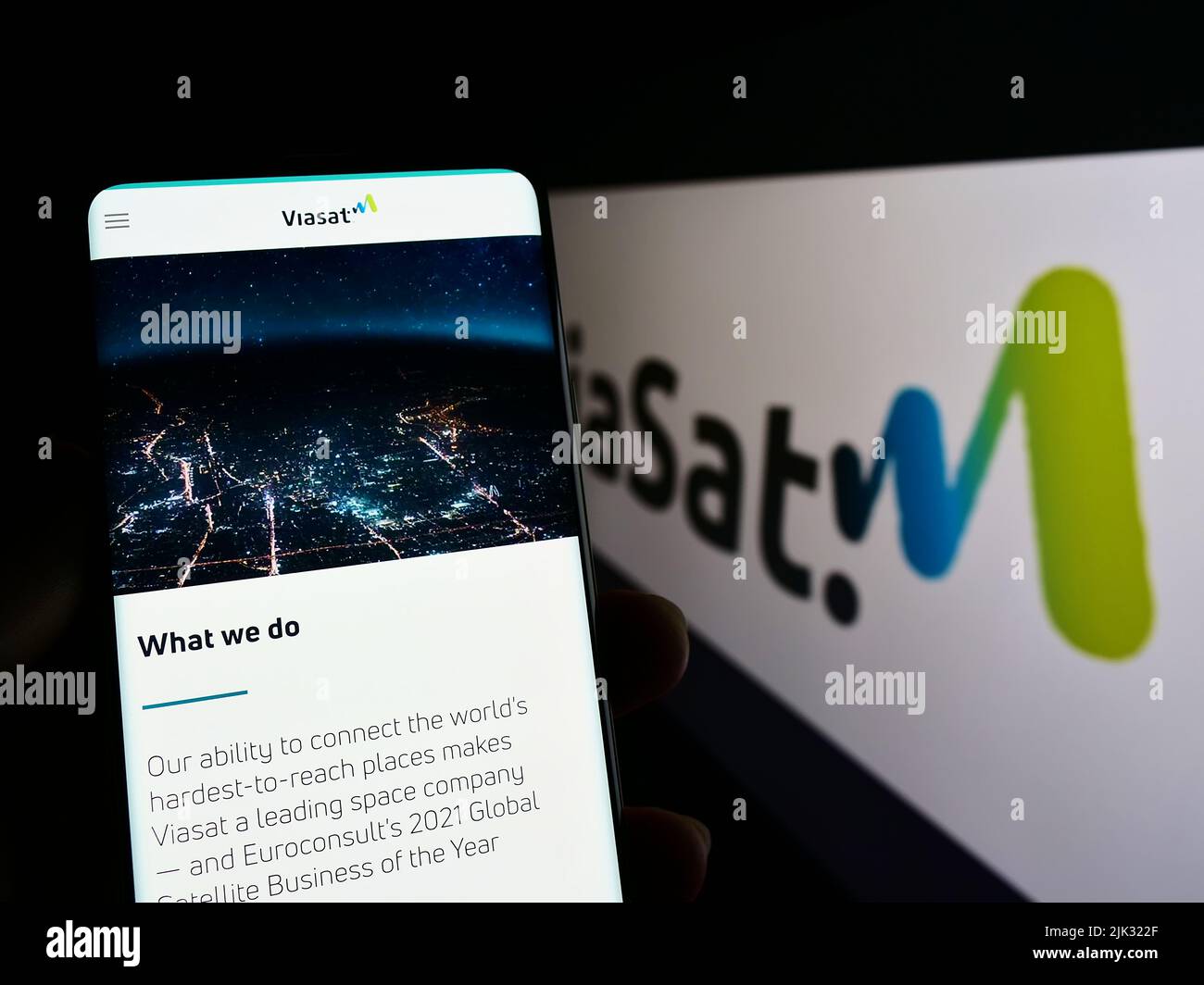 Viasat logo hi-res stock photography and images - Alamy