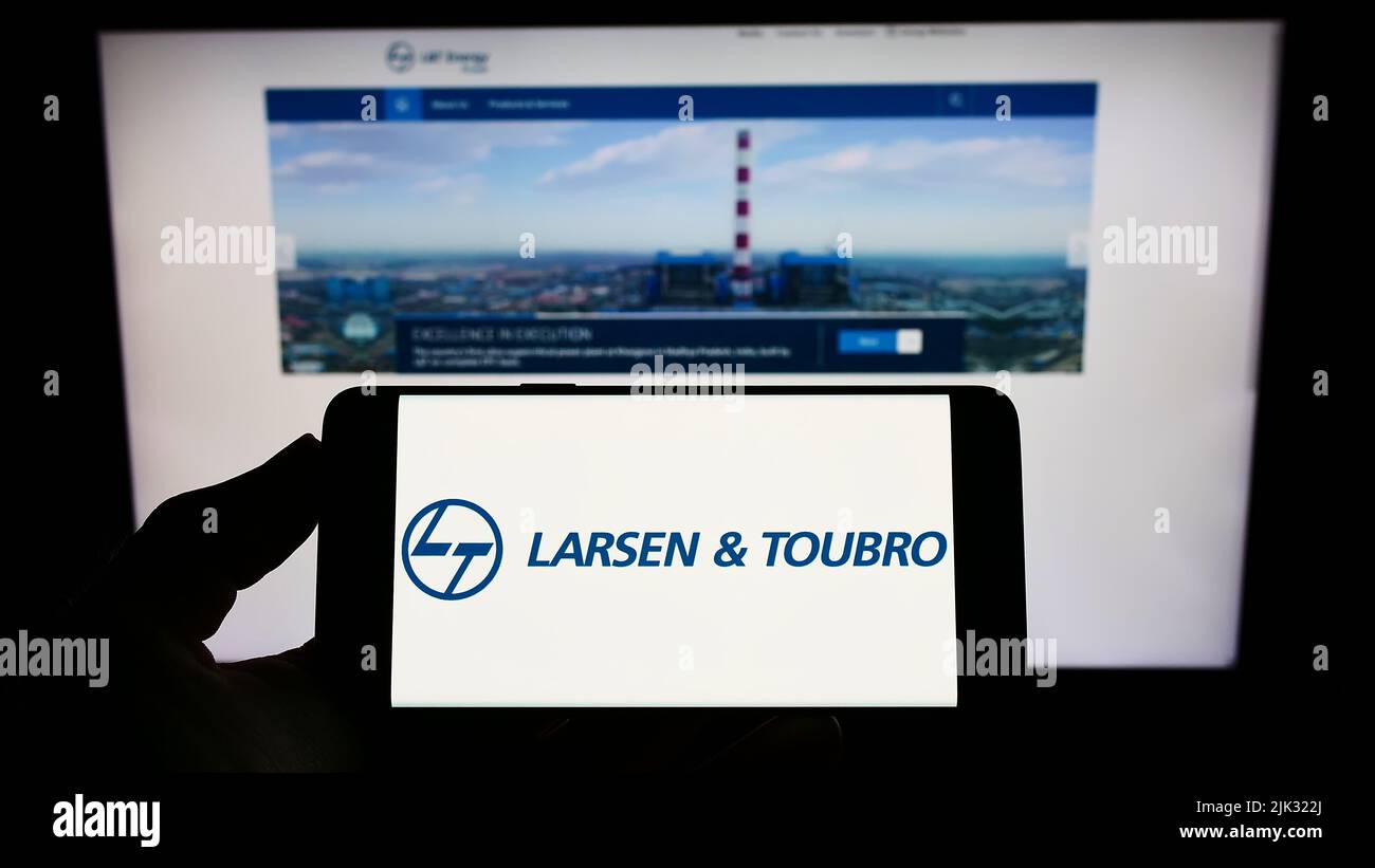 Larsen and toubro logo hi-res stock photography and images - Alamy