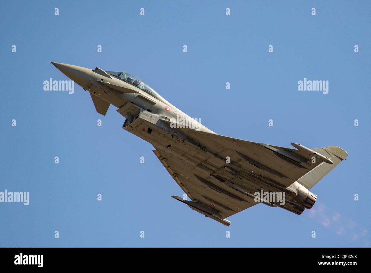 Italian Air Force Eurofighter Typhoon Display at RIAT 2022 Stock Photo ...
