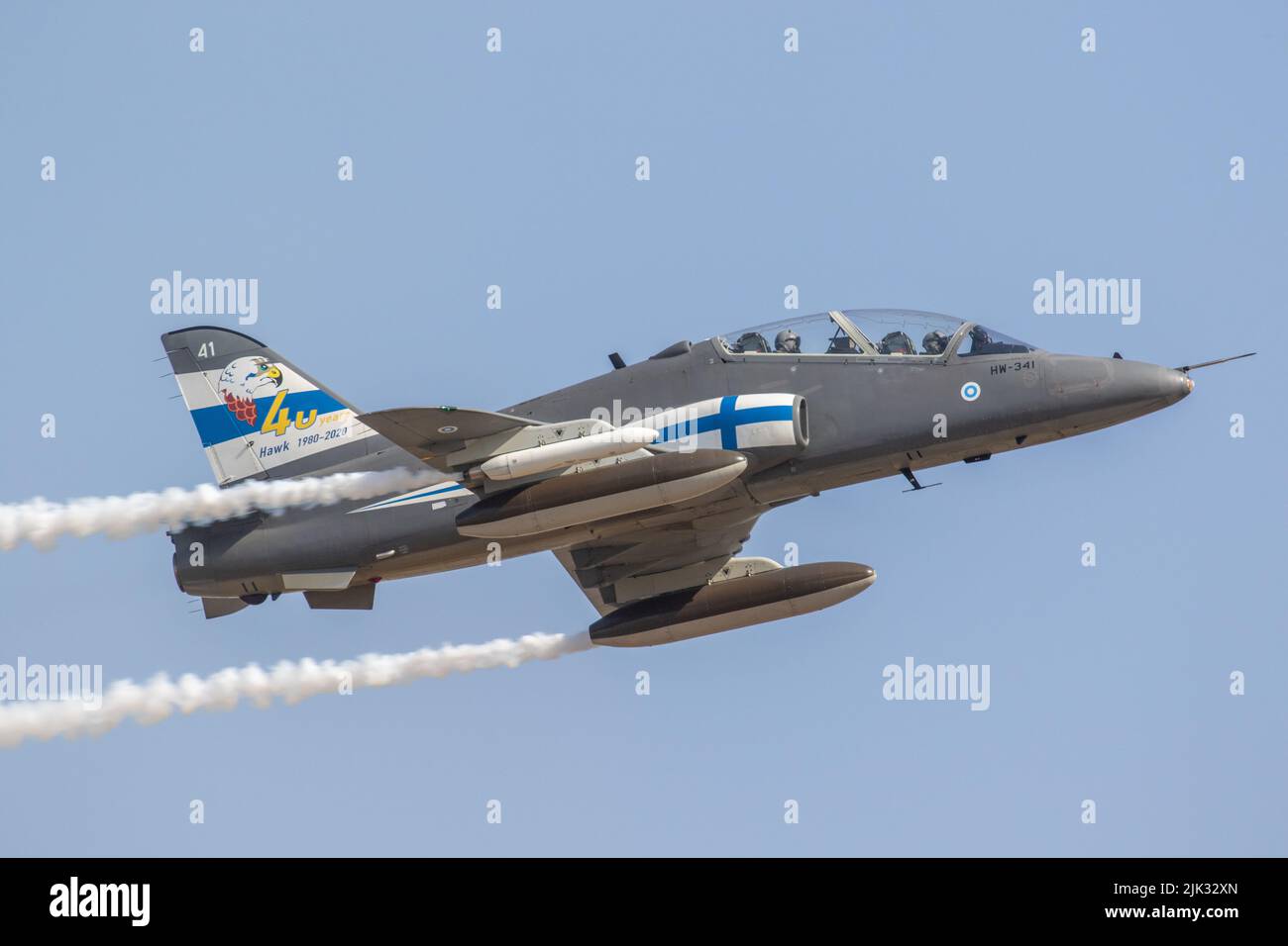 Finnish Air Force Hawk Stock Photo - Alamy