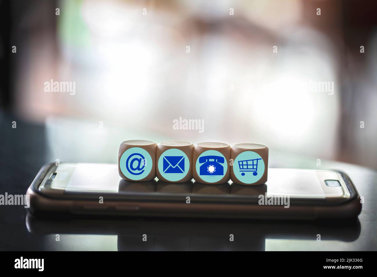 emoticon icons online symbol on smartphone , Quick connection concept ...