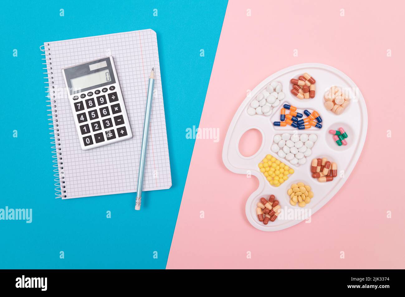 Global Pharmaceutical Industry and Treatment Costs - Different Colored ...
