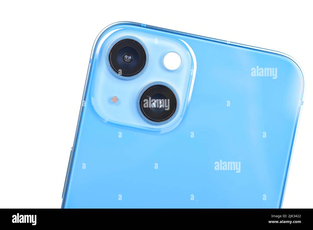 New Delhi, India - June 22, 2022: Apple iphone camera with dual lens ...