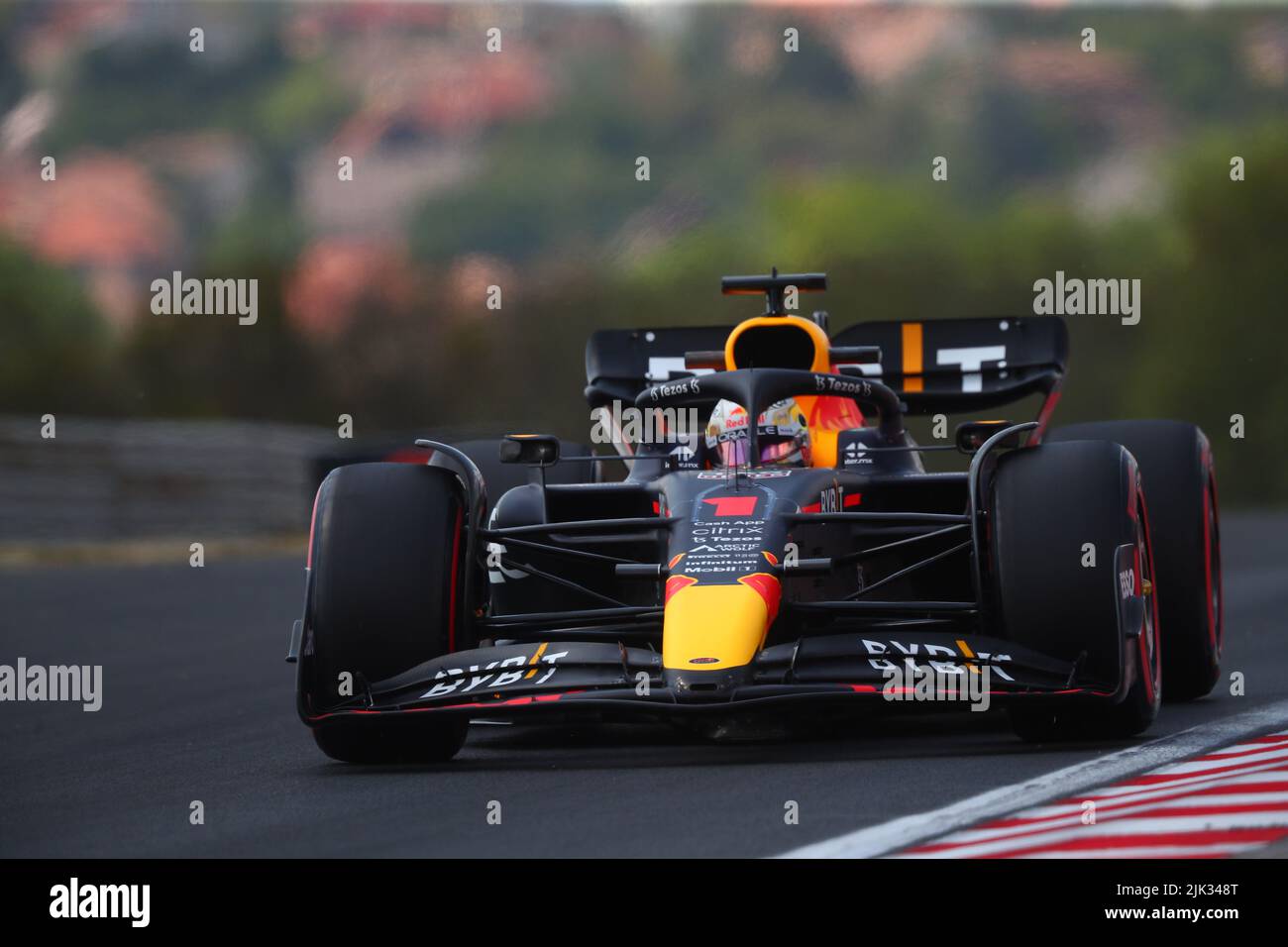 #01 Max Verstappen Red Bull Racing Honda during the Hungarian GP, 28-31 ...