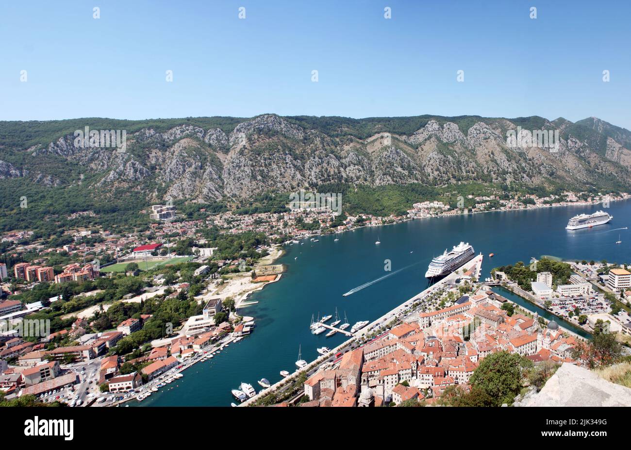 Port of Kotor in Montenegro Stock Photo - Alamy