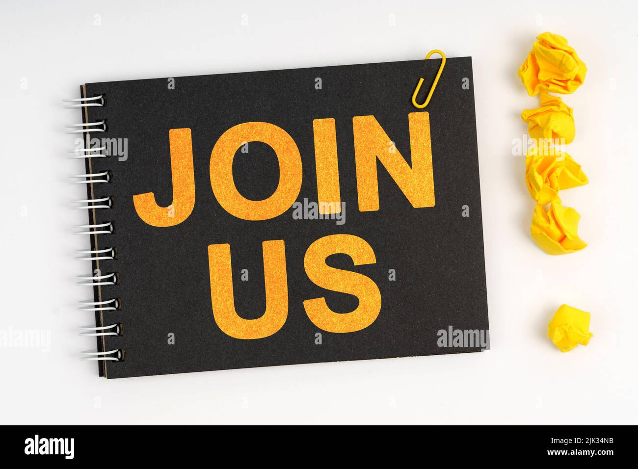 Business concept. On a white background lies a marker, an exclamation ...