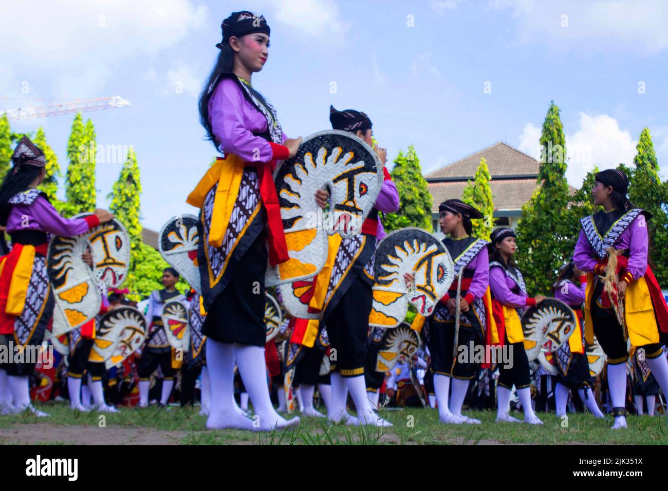 "Yogyakarta, Indonesia - May 2, 2019, breaking jathilan dancing (tari ...
