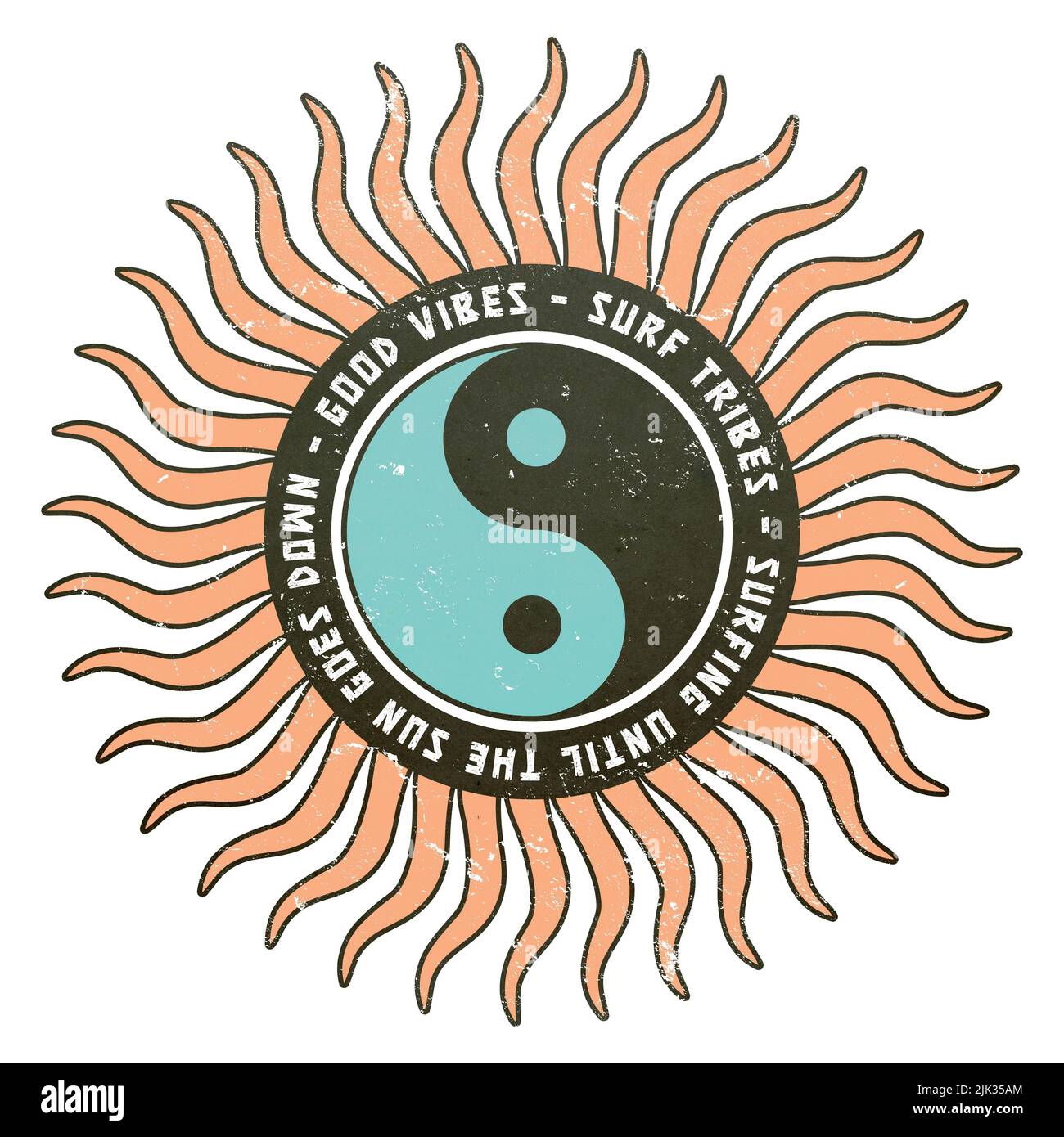 Surfing beach designs Cut Out Stock Images & Pictures - Alamy