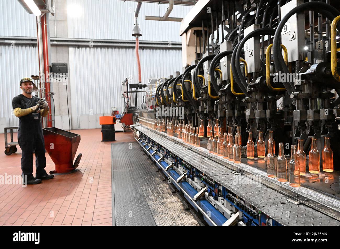 Schleusingen, Germany. 29th July, 2022. The Schleusingen-based company ...
