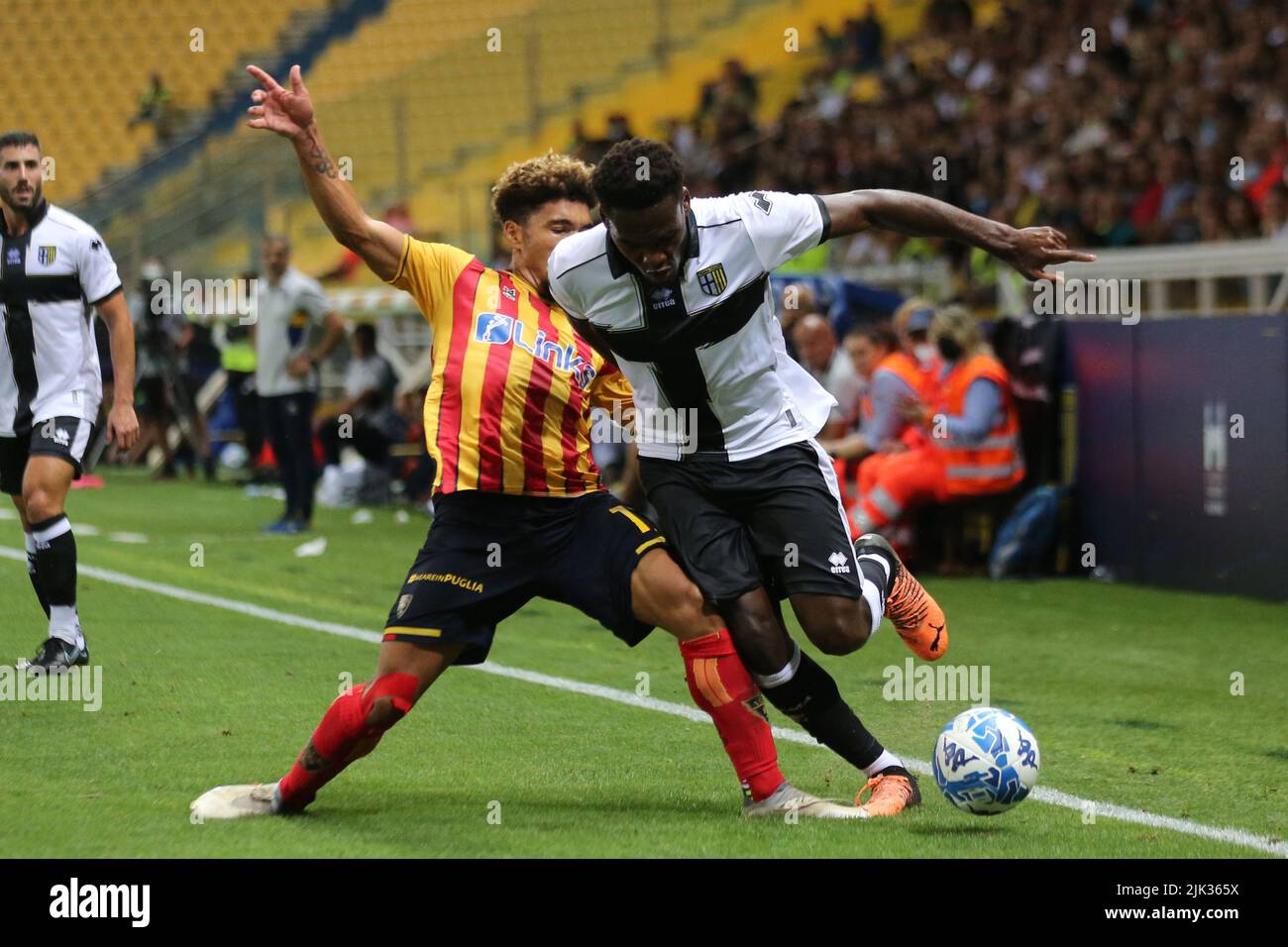 July 29, 2022, Parma, Italy: Ange Yoan Bonny of PARMA CALCIO competes ...