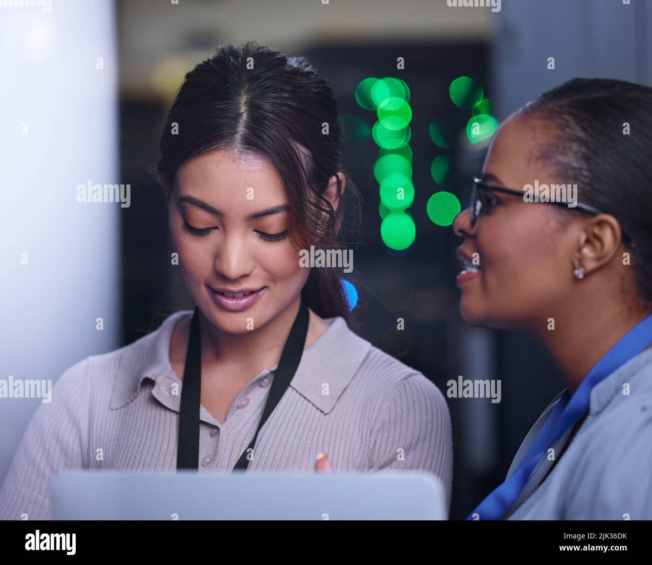 Whats the prognoses. two attractive young female computer programmers ...