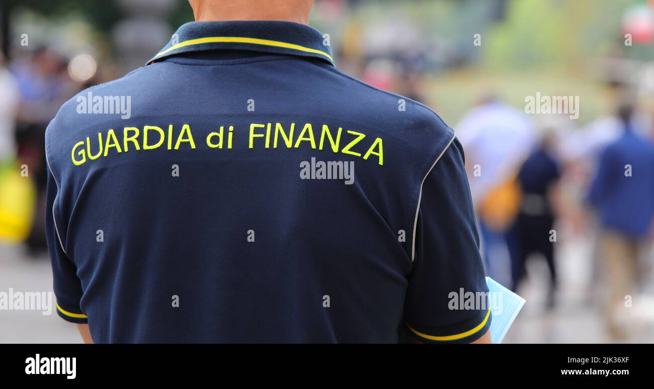 Vicenza, VI, Italy - June 2, 2022: Man with uniform of the Italian ...