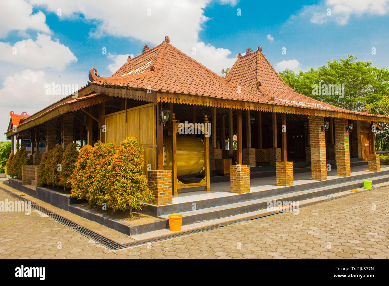 mosque Joglo Sekalekan Klaten, indonesia. shaped like joglo (Javanese ...