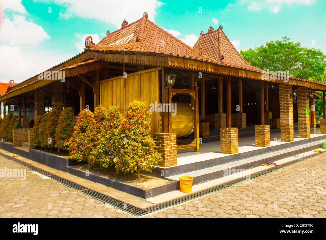 mosque Joglo Sekalekan Klaten, indonesia. shaped like joglo (Javanese ...