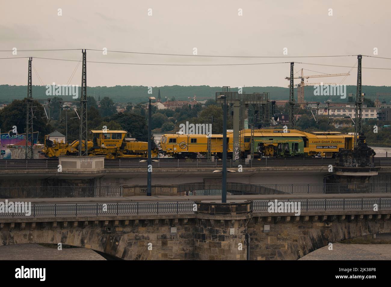 rail repair vehicle Stock Photo - Alamy