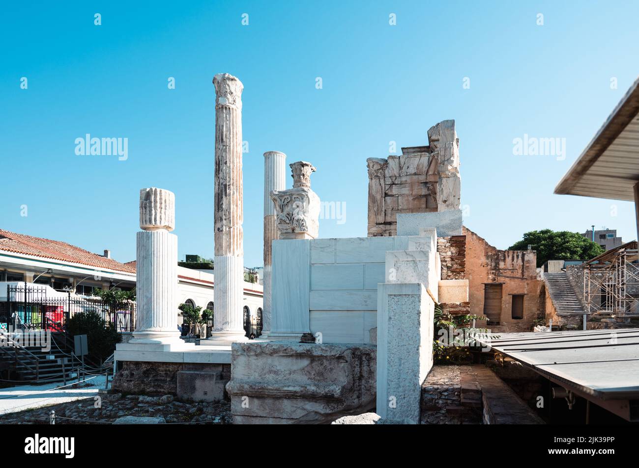 ATHENS, GREECE - MAY 14, 2022: The Roman Forum or Agora Courthouse ...