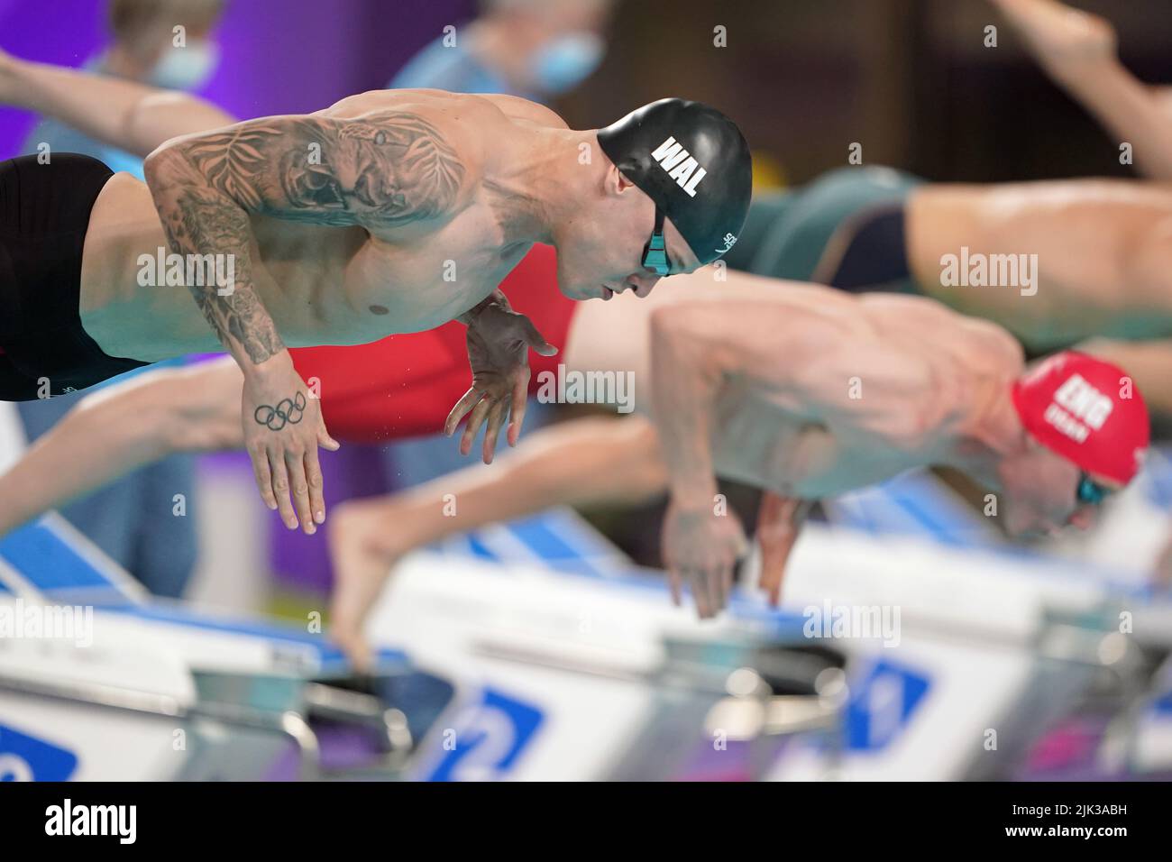 Wales' Matthew Richards during the Men's 200m freestyle heat 5 at ...