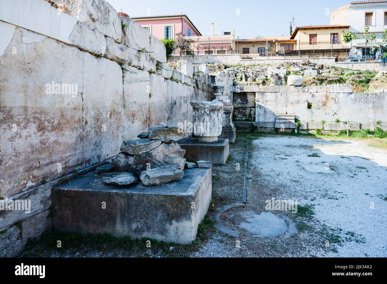 ATHENS, GREECE - MAY 14, 2022: The Roman Forum or Agora Courthouse ...