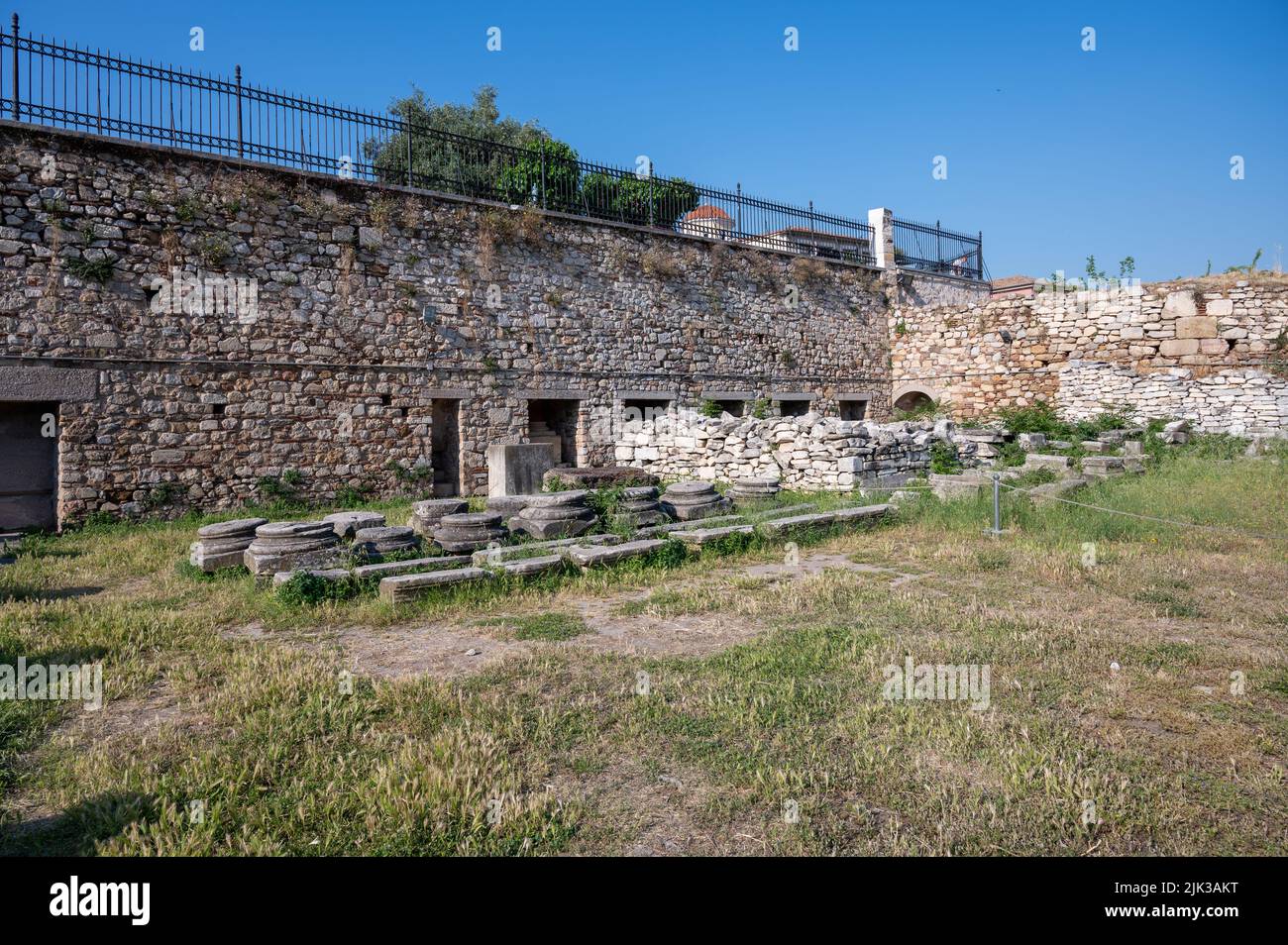 ATHENS, GREECE - MAY 14, 2022: The Roman Forum or Agora Courthouse ...