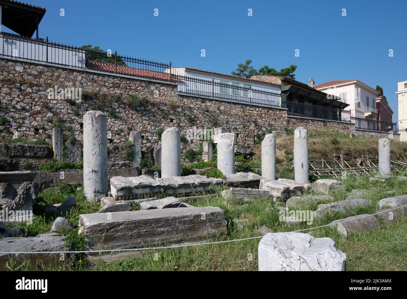 ATHENS, GREECE - MAY 14, 2022: The Roman Forum or Agora Courthouse ...