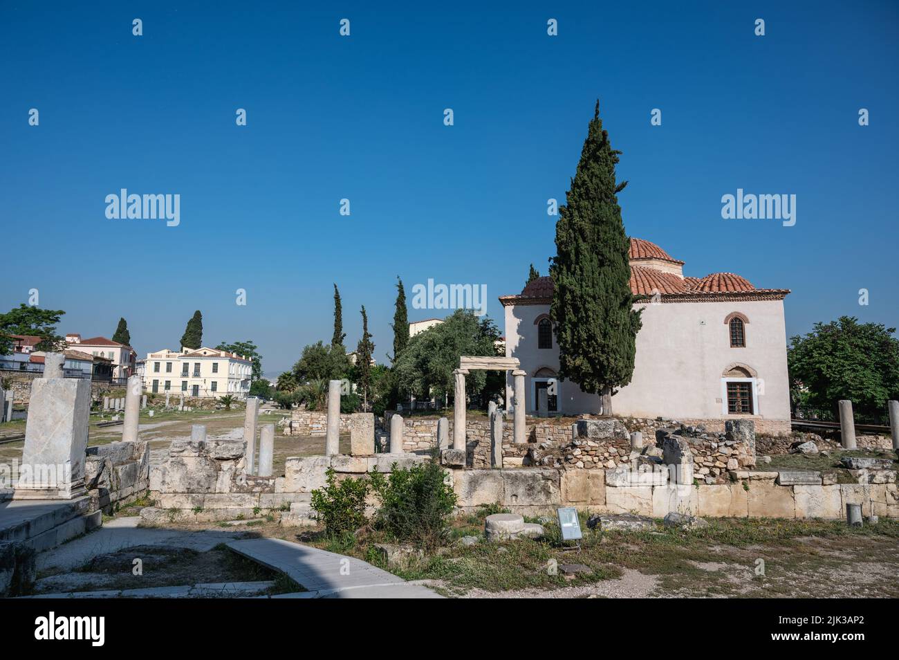 ATHENS, GREECE - MAY 14, 2022: The Roman Forum or Agora Courthouse ...