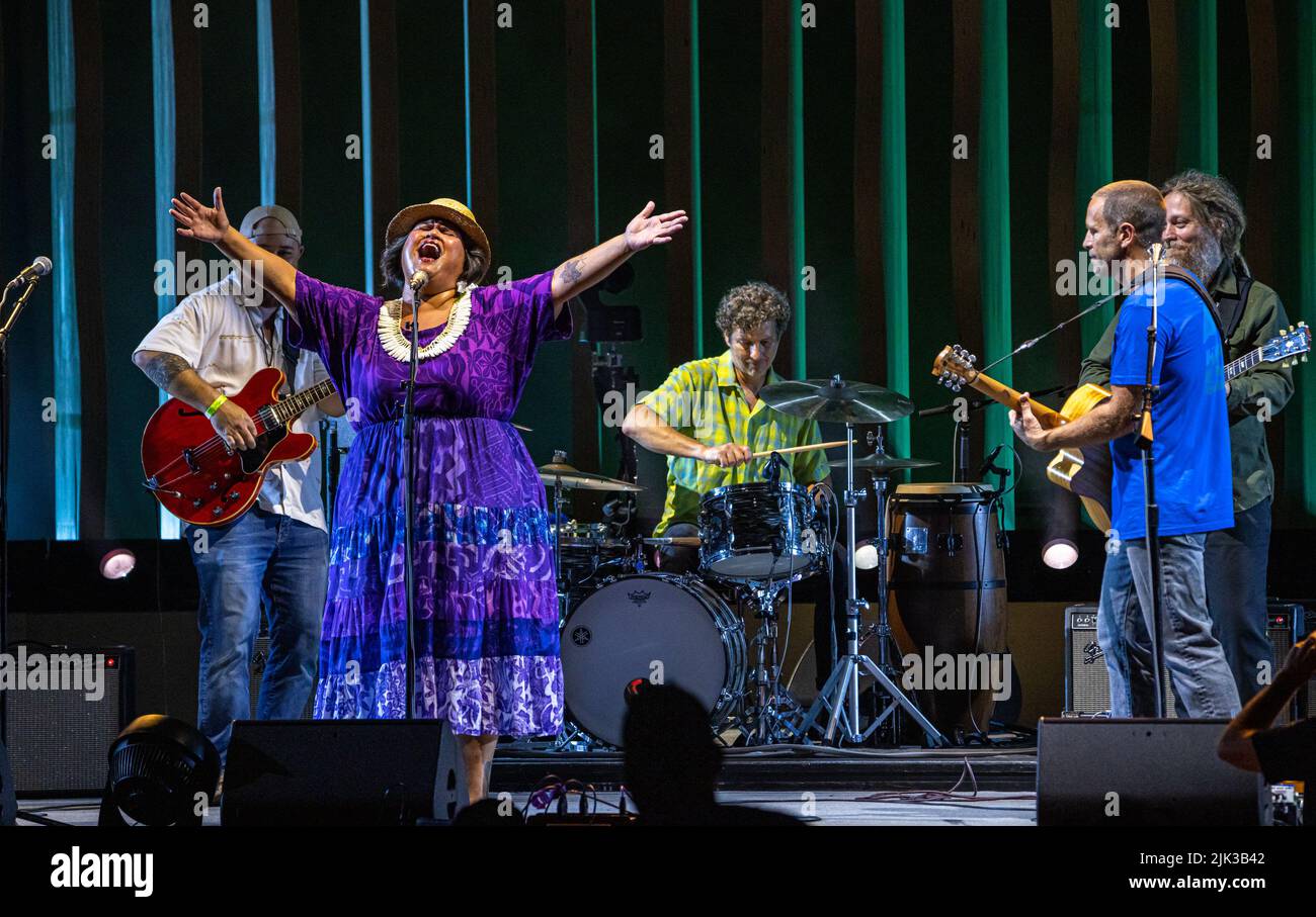 Honolulu, HI, USA. 29th July, 2022. Tavana, paula Fuga, Jack Johnson ...