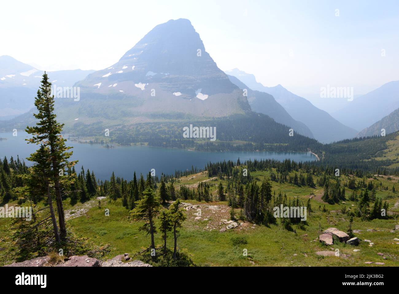 Hidden Lake Trail in Glacier National Park USA Stock Photo - Alamy