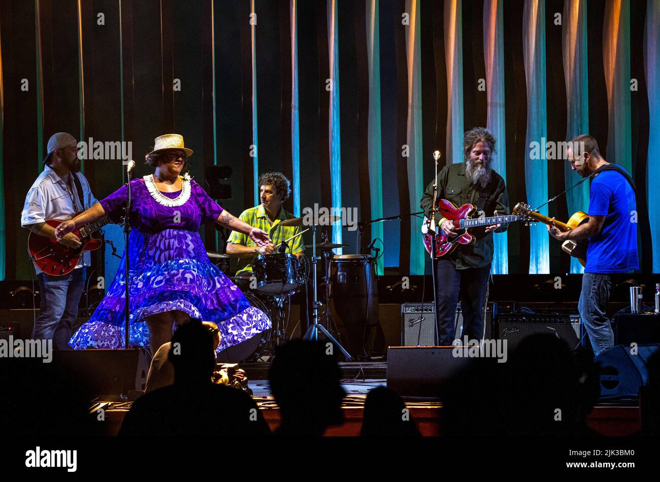 Honolulu, HI, USA. 29th July, 2022. Tavana, paula Fuga, Jack Johnson ...