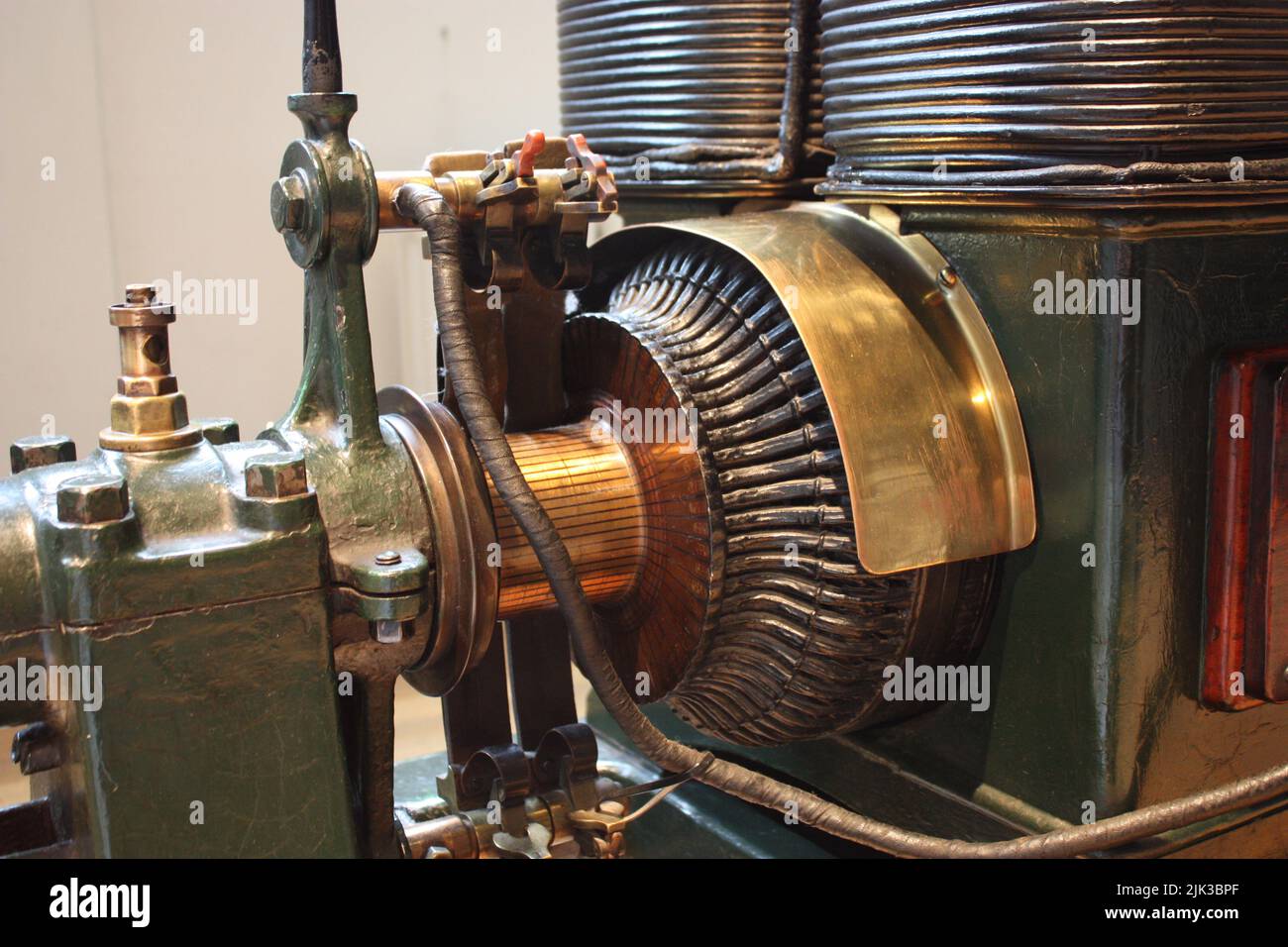 The Workings of a Large Electric Motor Stock Photo - Alamy