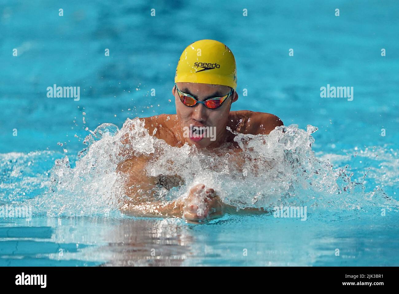 Australia's Joshua Yong in the Men's 100m breaststroke heat 4 at ...