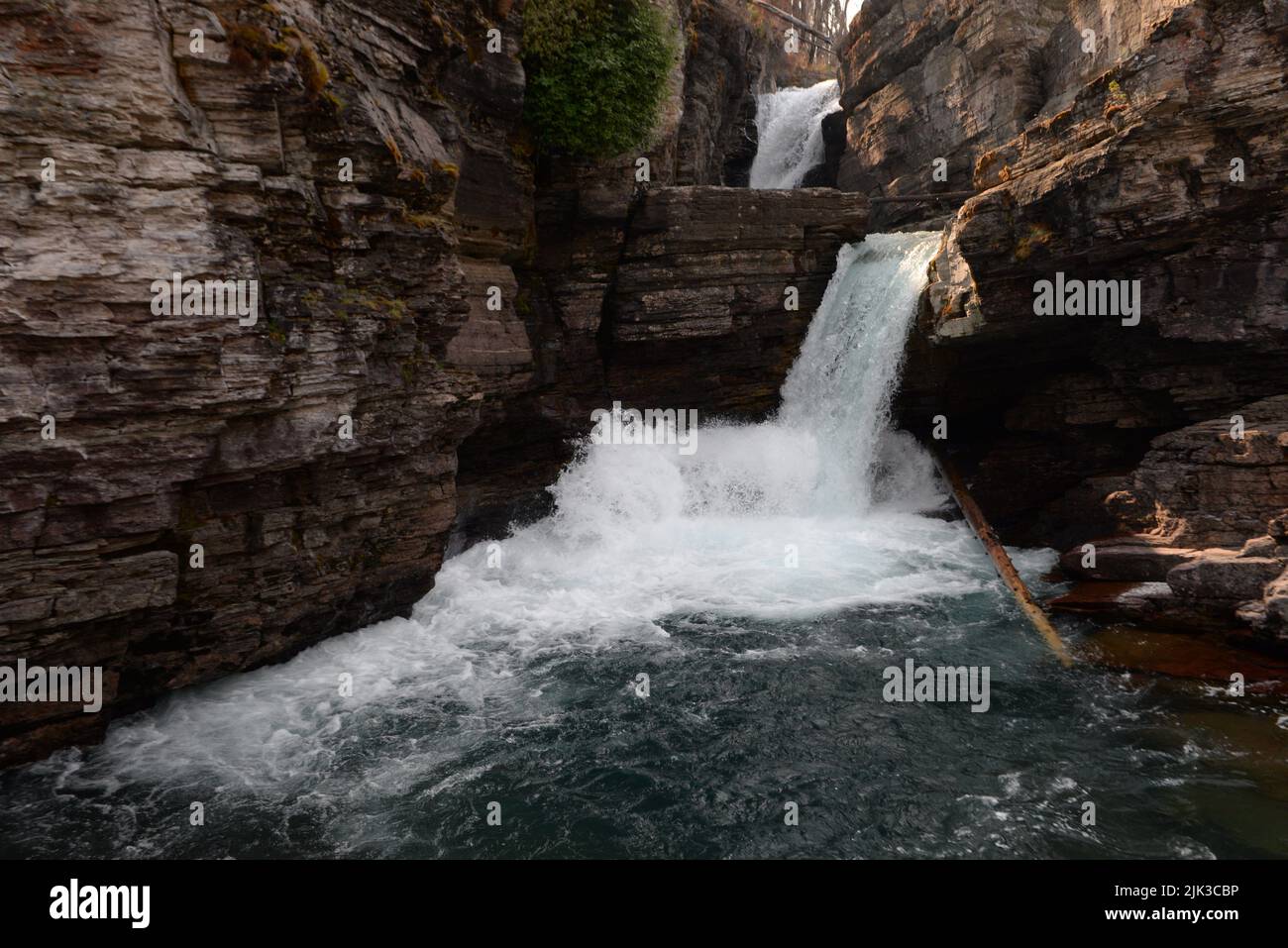 Saint Mary Lake trail in Glacier National Park USA Stock Photo - Alamy