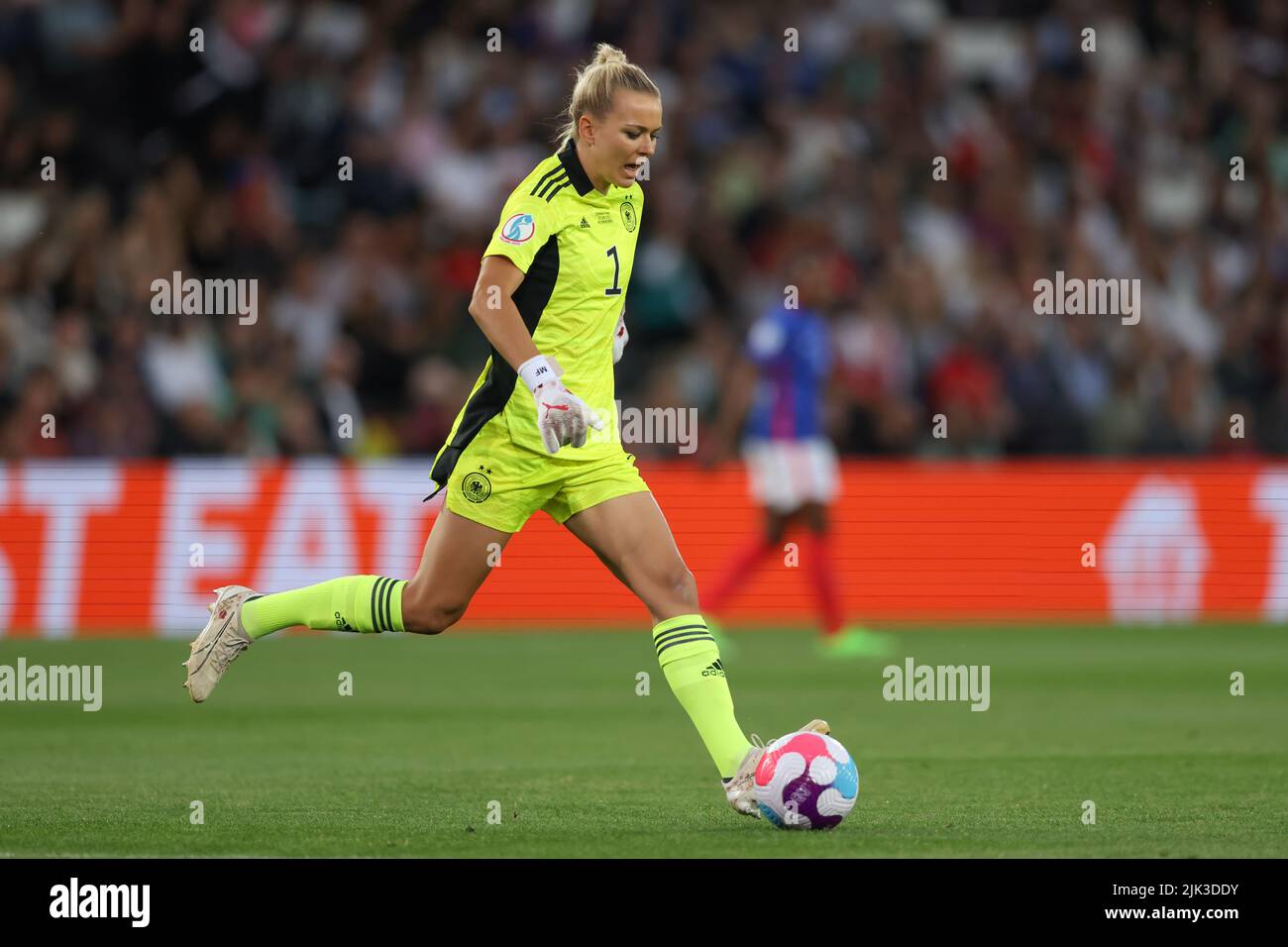 Milton Keynes, England, 27th July 2022. Merle Frohms of Germany during ...