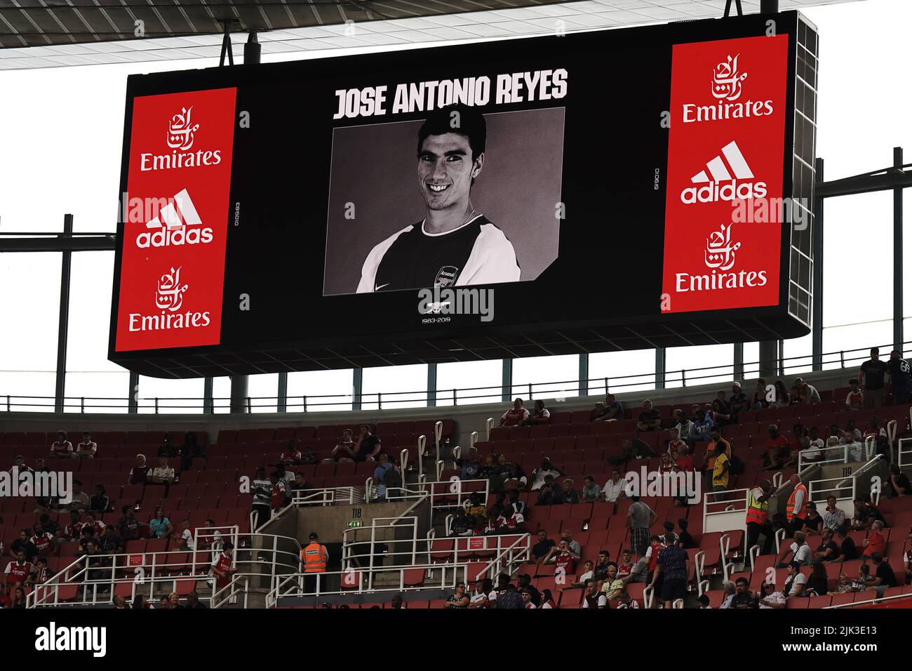 A tribute to former Arsenal and Sevilla player Jose Antonio Reyes is ...