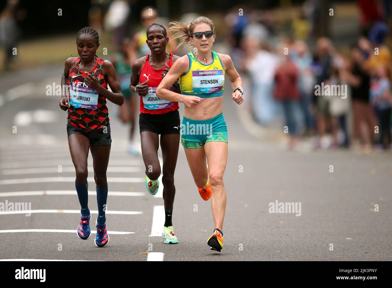 Australia’s Jessica Stenson, Namibia’s Helalia Johannes and Kenya’s ...