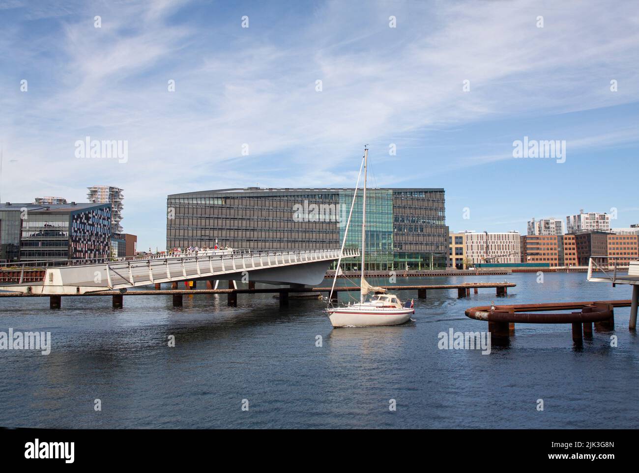 Pedestrian swing bridge hi-res stock photography and images - Alamy