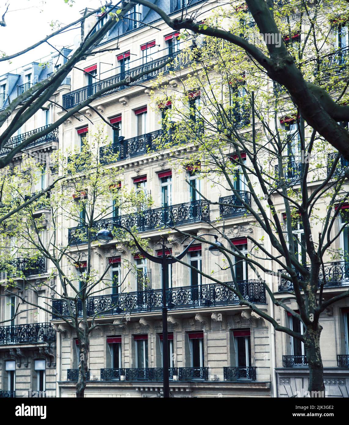 houses on french streets of Paris. citylife concept. regular view Stock ...