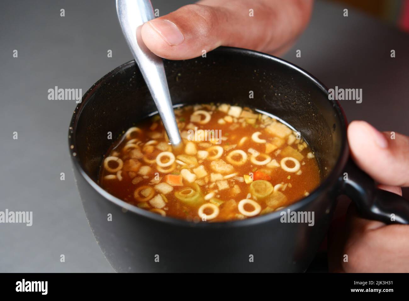 Instant cup soup in hi-res stock photography and images - Alamy