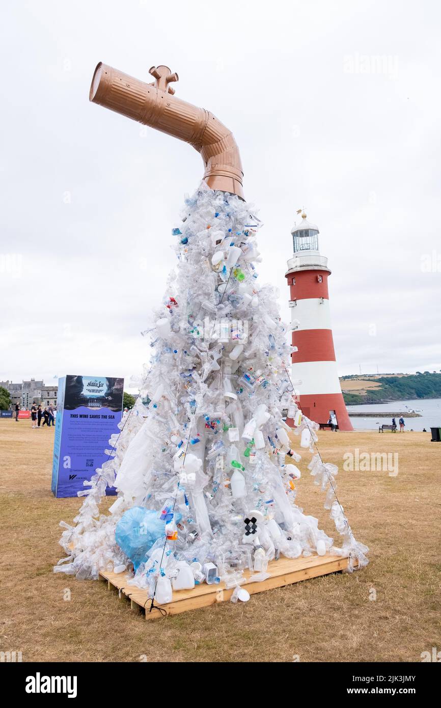 Giant Plastic Tap by artist and activist Benjamin Von Wong which is a ...