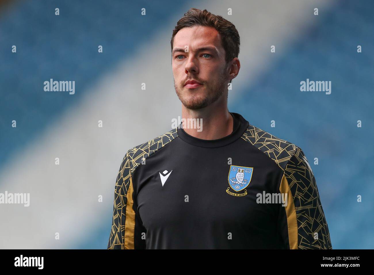 Ben Heneghan #5 of Sheffield Wednesday arrives at the game prior to ...
