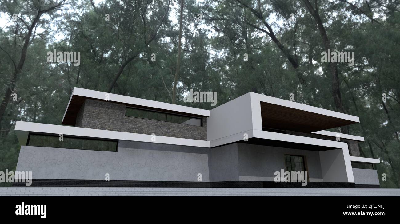 3d render house hi-res stock photography and images - Alamy
