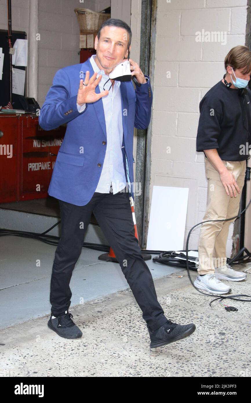 NEW YORK, NY July 28: Michael Gelman on the set of Live with Kelly ...