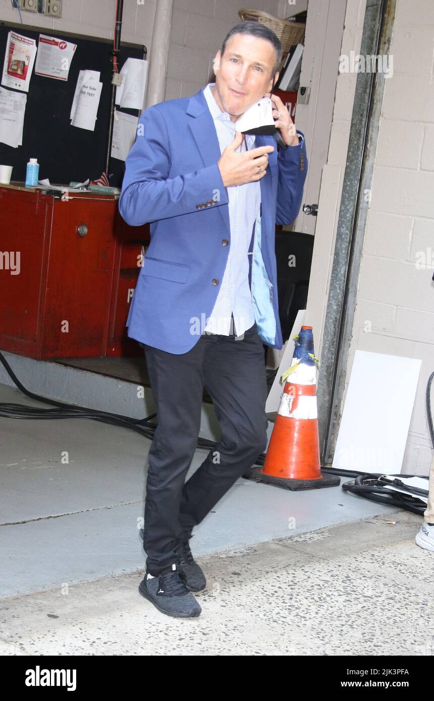 NEW YORK, NY July 28: Michael Gelman on the set of Live with Kelly ...