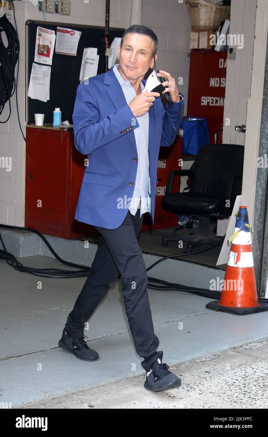 NEW YORK, NY July 28: Michael Gelman on the set of Live with Kelly ...