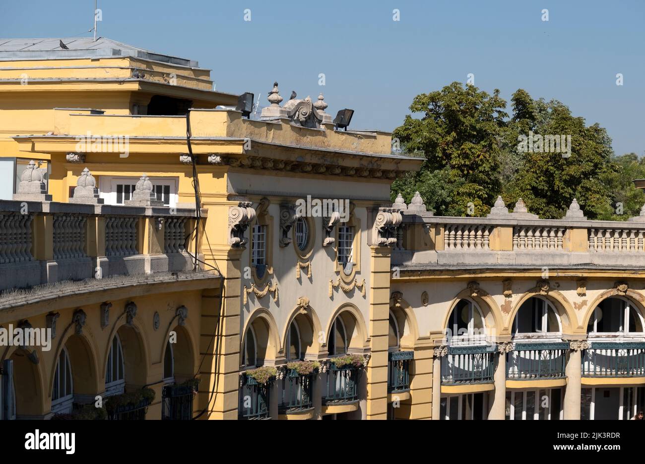 One of the best known baths in Hungary,Széchenyi Thermal Bath Stock ...