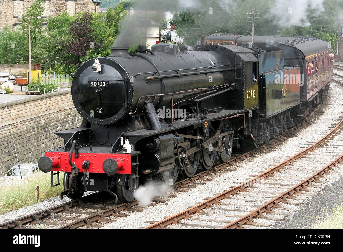 Wd 90733 steam locomotive hi-res stock photography and images - Alamy