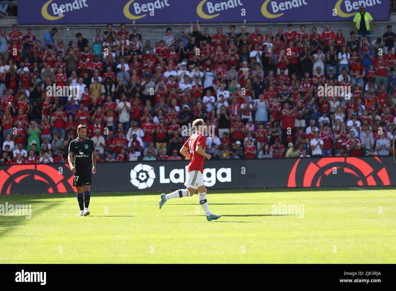 Oslo, Norway, 30th July, Manchester United's new signing Christian ...