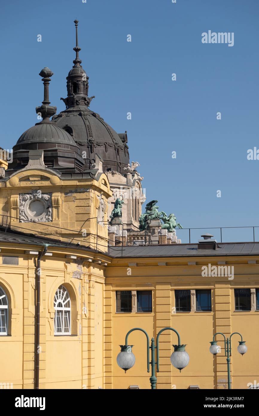 One of the best known baths in Hungary,Széchenyi Thermal Bath Stock ...