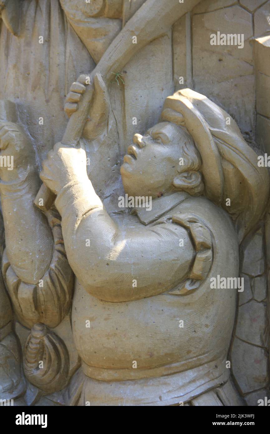 Sand sculpture festival in Garderen the Netherlands Stock Photo - Alamy