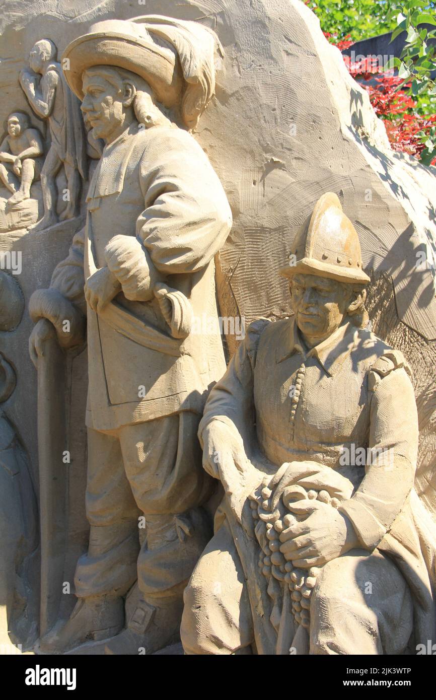 Sand sculpture festival in Garderen the Netherlands Stock Photo - Alamy