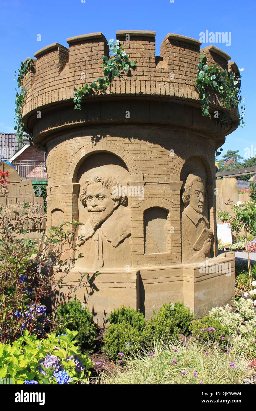 Sand sculpture festival in Garderen the Netherlands Stock Photo - Alamy
